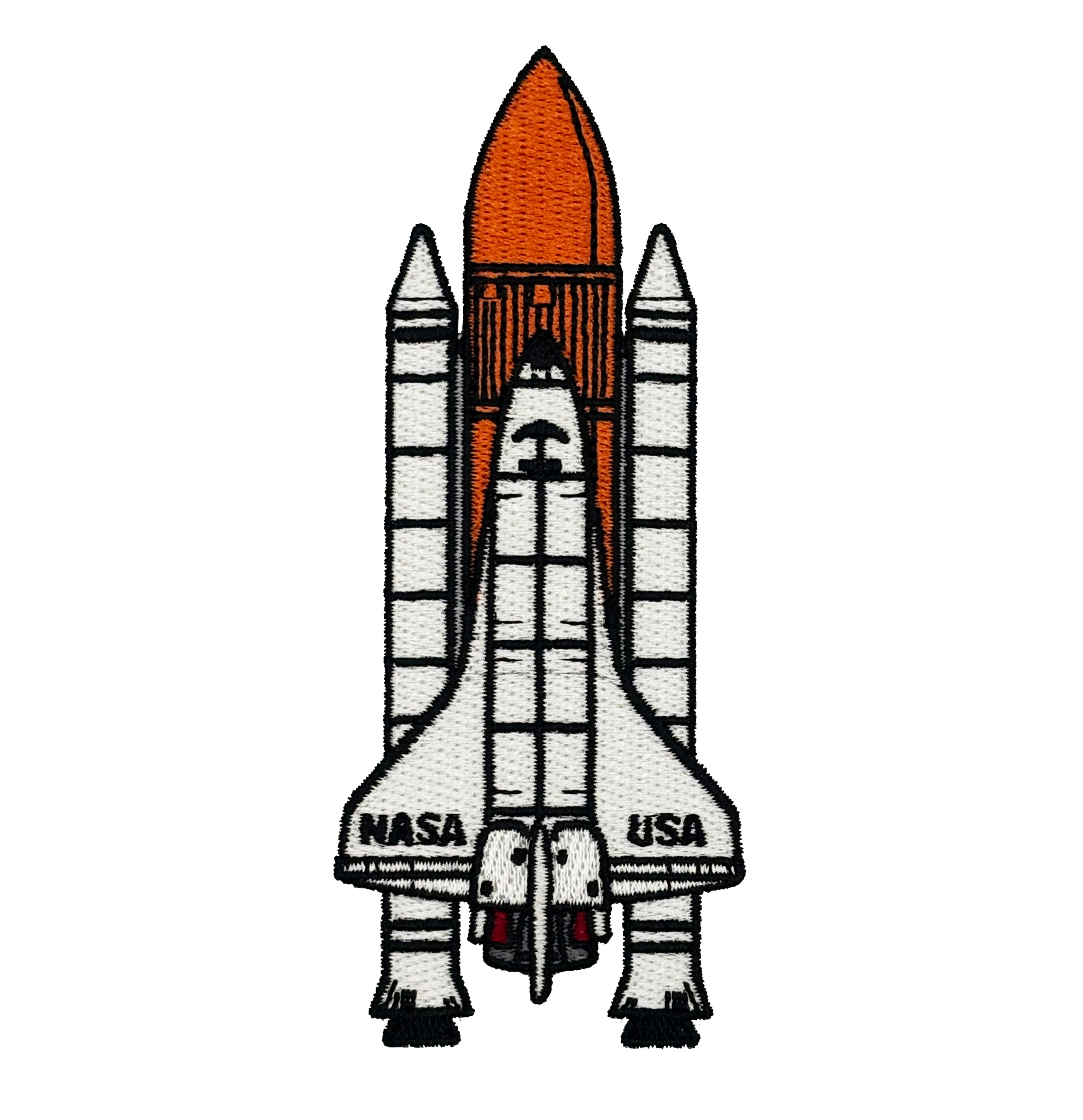 NASA Space Shuttle Embroidered Iron-on Patch | Clayton Jewelry Labs