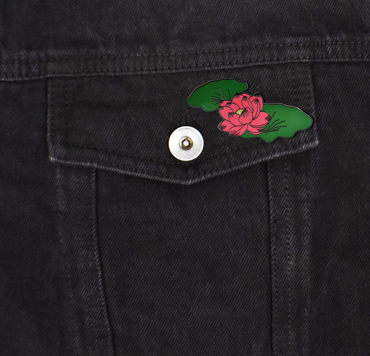 Lotus Flower Enamel Pin | Clayton Jewelry Labs