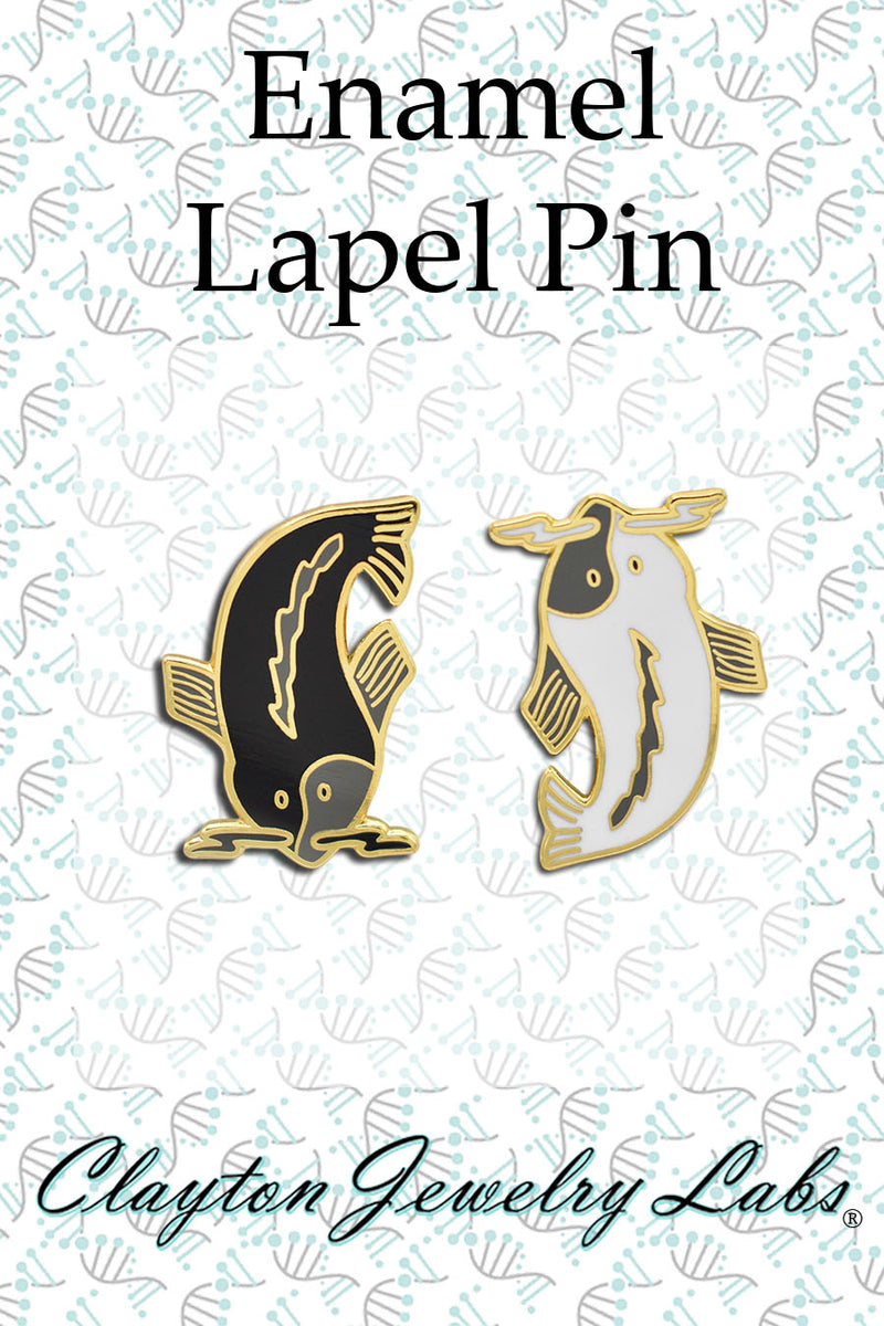 Yin and Yang Koi Fish Hard Enamel Lapel Pins – Clayton Jewelry Labs